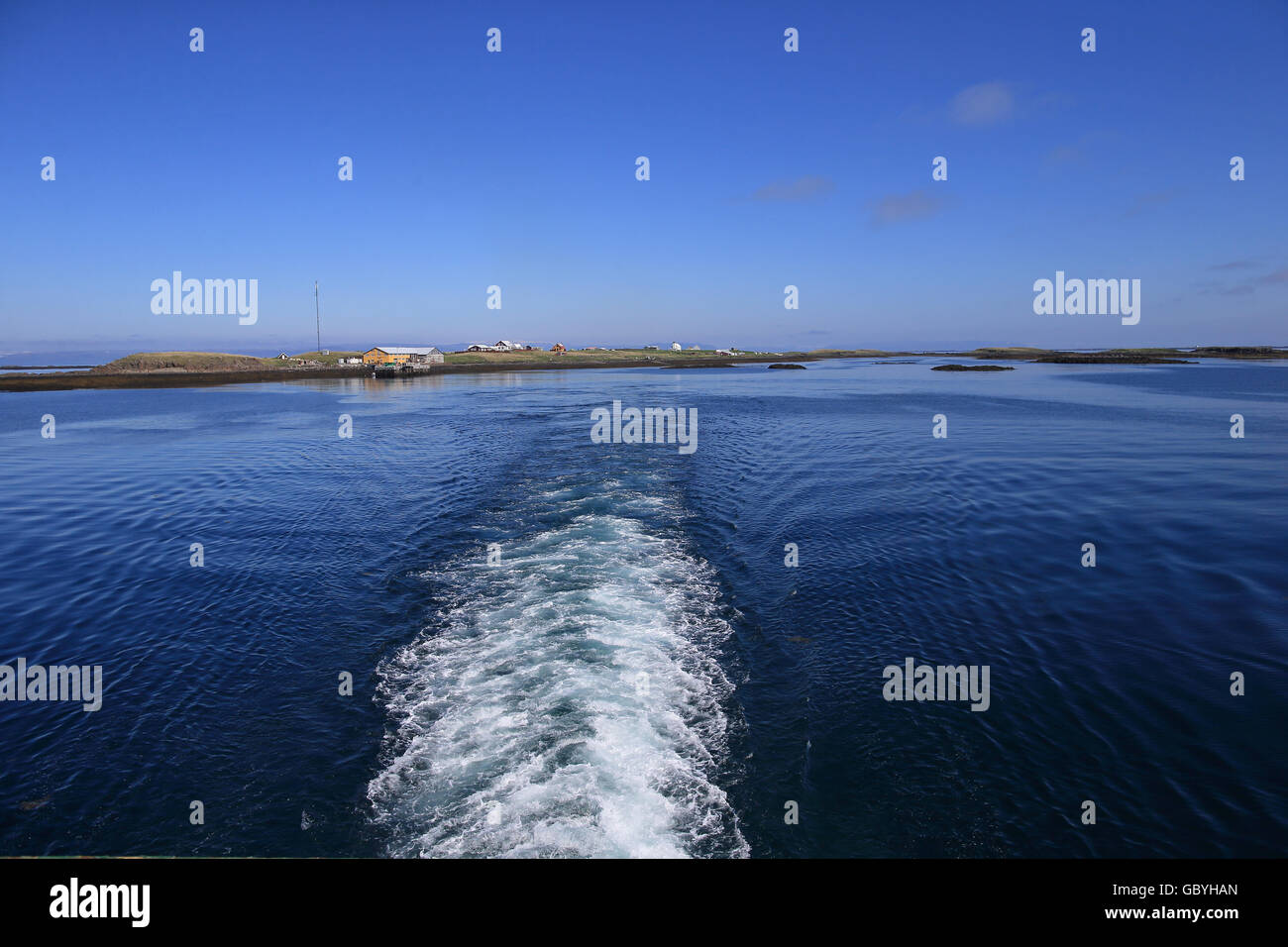 Flatey Island Iceland Stock Photo - Alamy