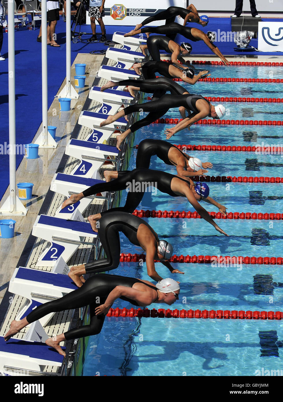 Swimming jump rome hi-res stock photography and images - Alamy