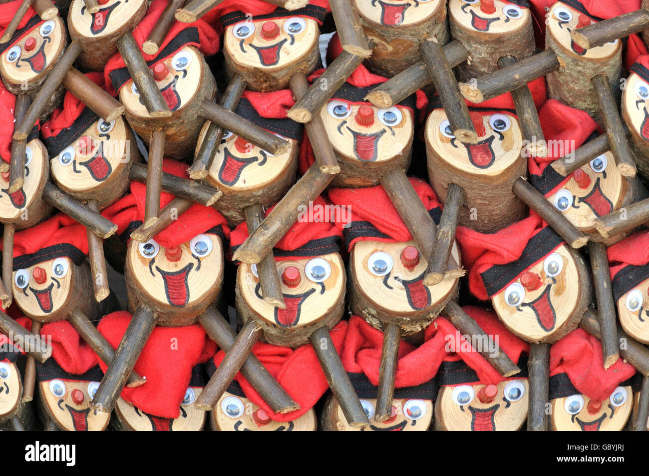 Tions de Nadal (Christmas logs), Catalan tradition, for sale at fair ...