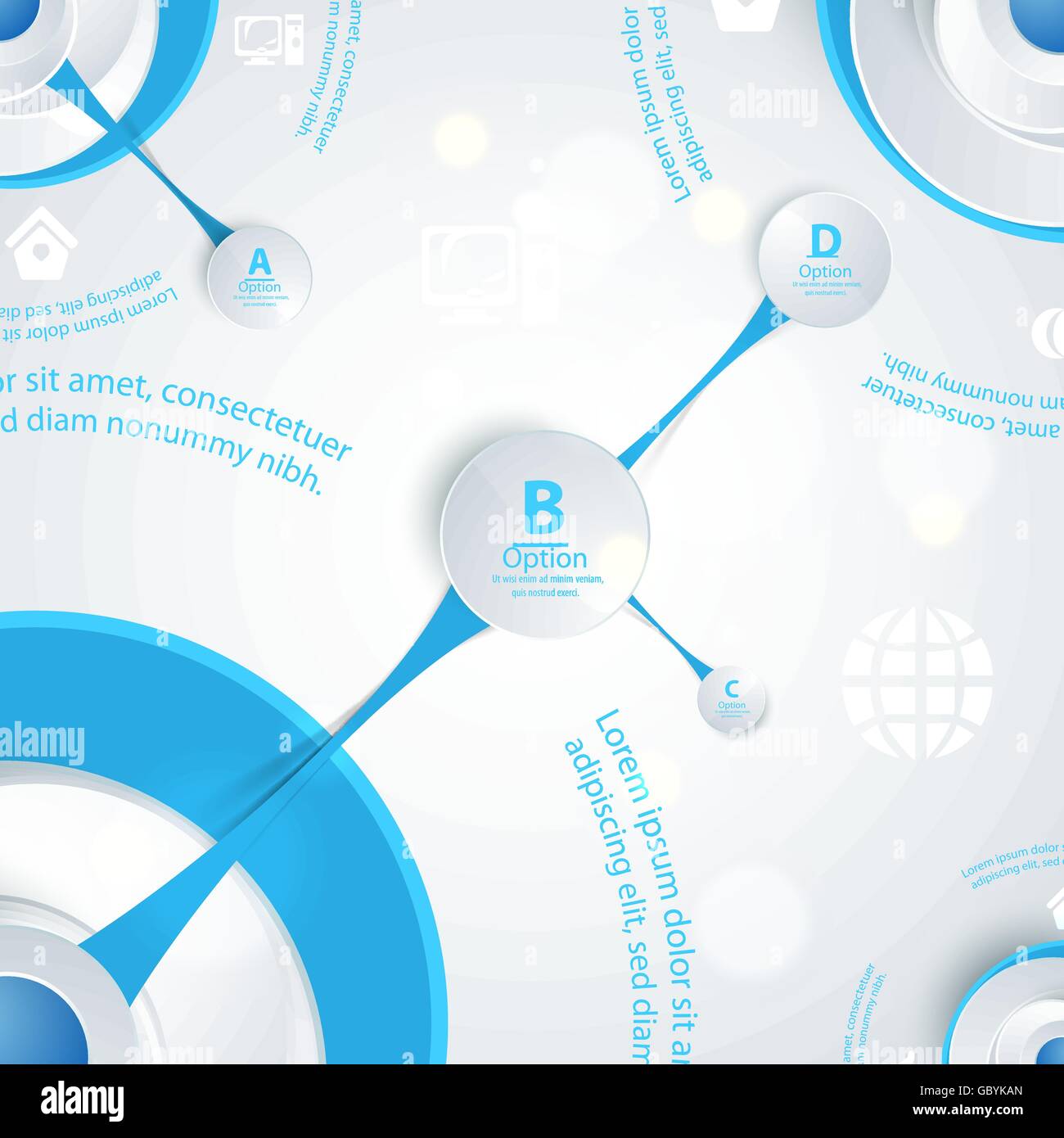 Blue info hi-res stock photography and images - Alamy