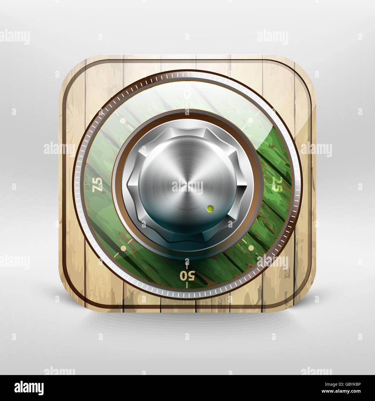 Wooden round box Stock Vector Images - Alamy