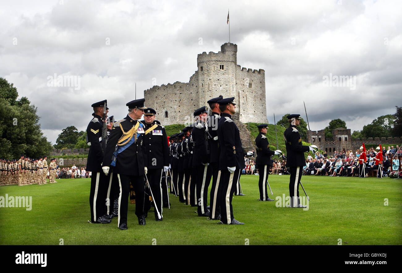 50th anniversary of the 1st queens dragoon guards hi-res stock ...