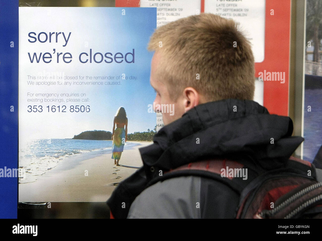 Thomas Cook Protest High Resolution Stock Photography and Images - Alamy