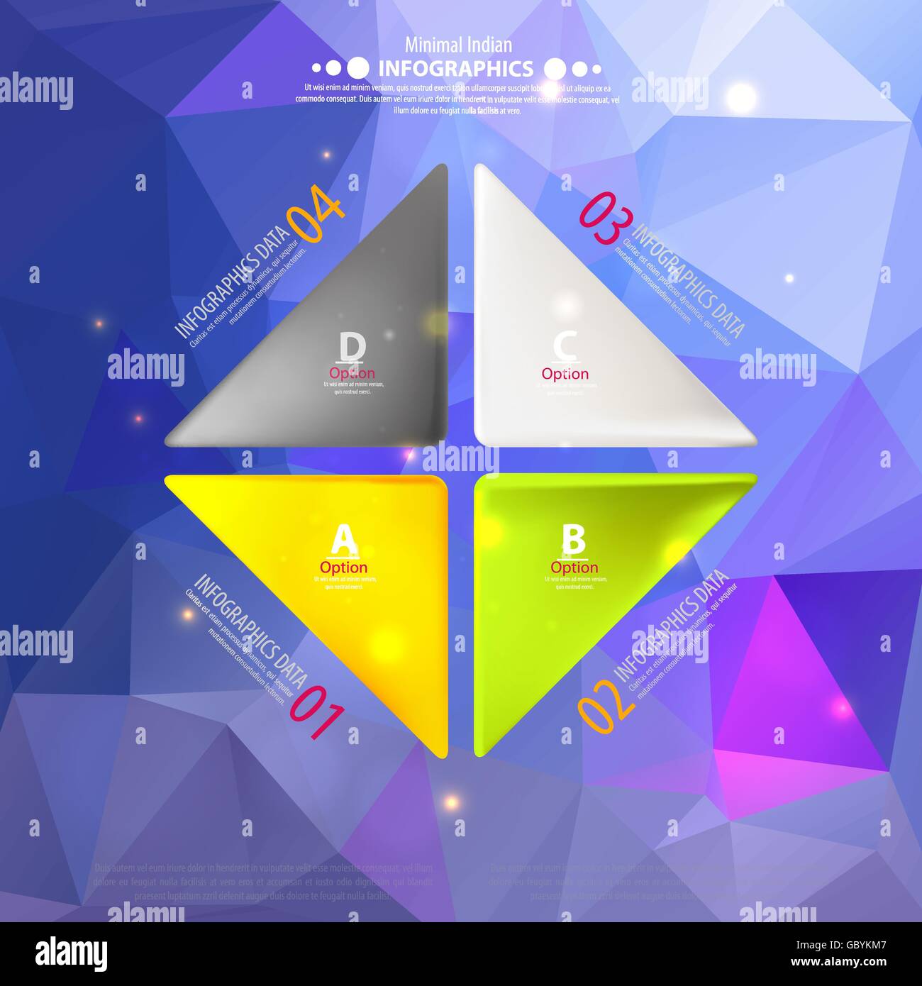 Modern elements infographics template hi-res stock photography and ...