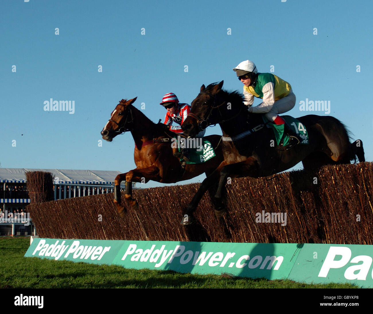 Kelrev (Sam Thomas) (left) and better Days (Dominic Elsworth) in the ...