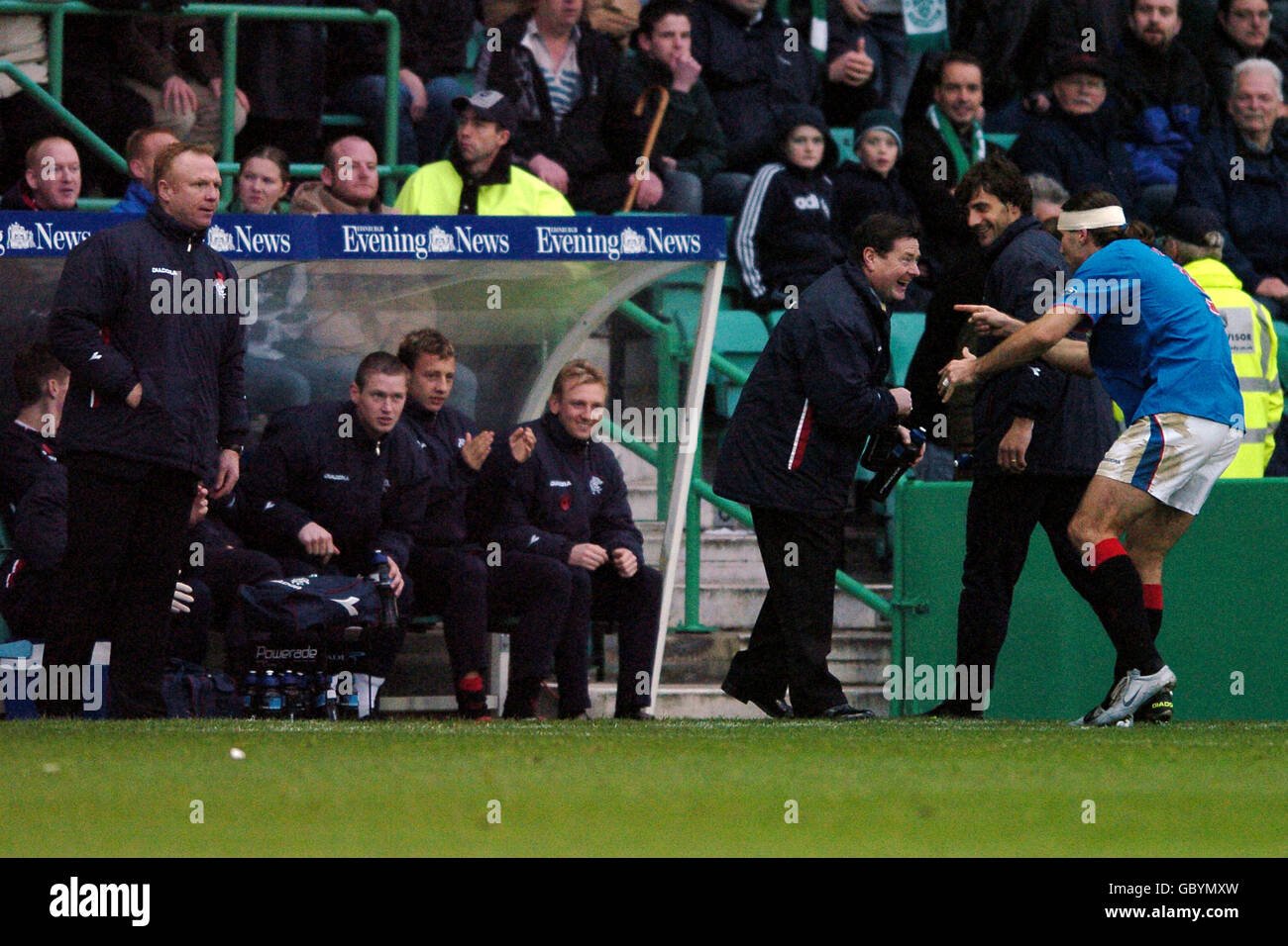 Rangers dado prso celebrates scoring hi-res stock photography and ...