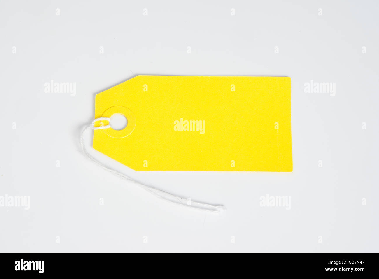 empty tag isolated on white background Stock Photo - Alamy