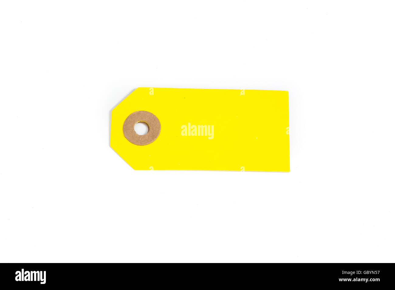 empty tag isolated on white background Stock Photo - Alamy