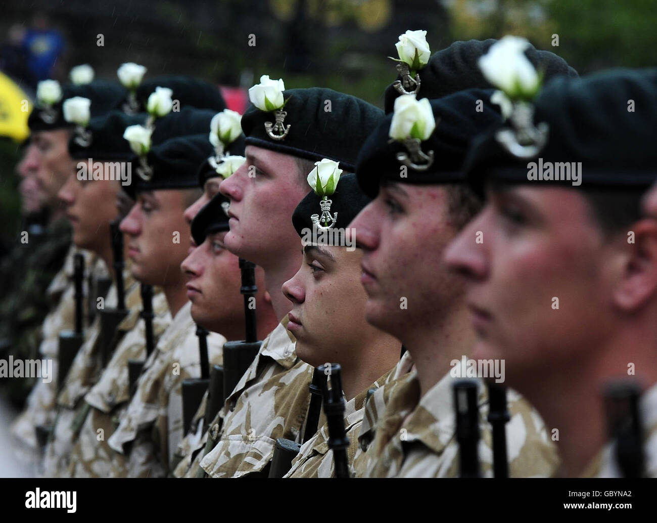 The Rifles Leeds parade Stock Photo - Alamy