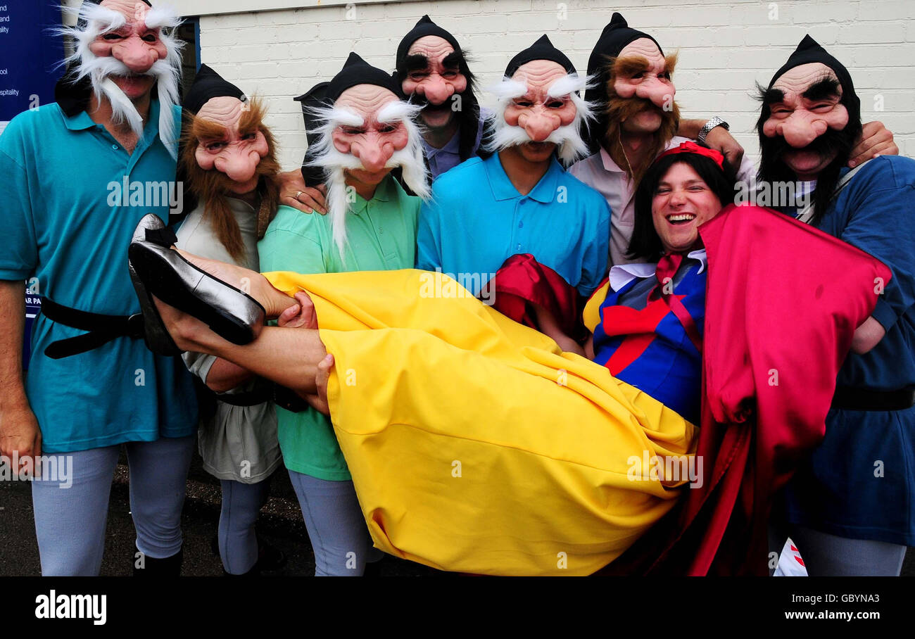Cricket fans in fancy dress arrive for the third test at Edgbaston ...