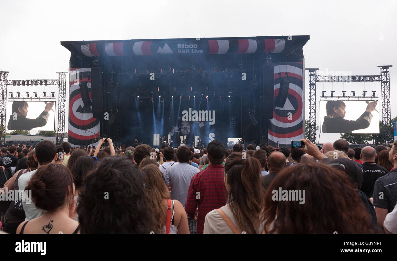 BBK Live 3 day music festival at Bilbao,Basque,Spain Stock Photo - Alamy