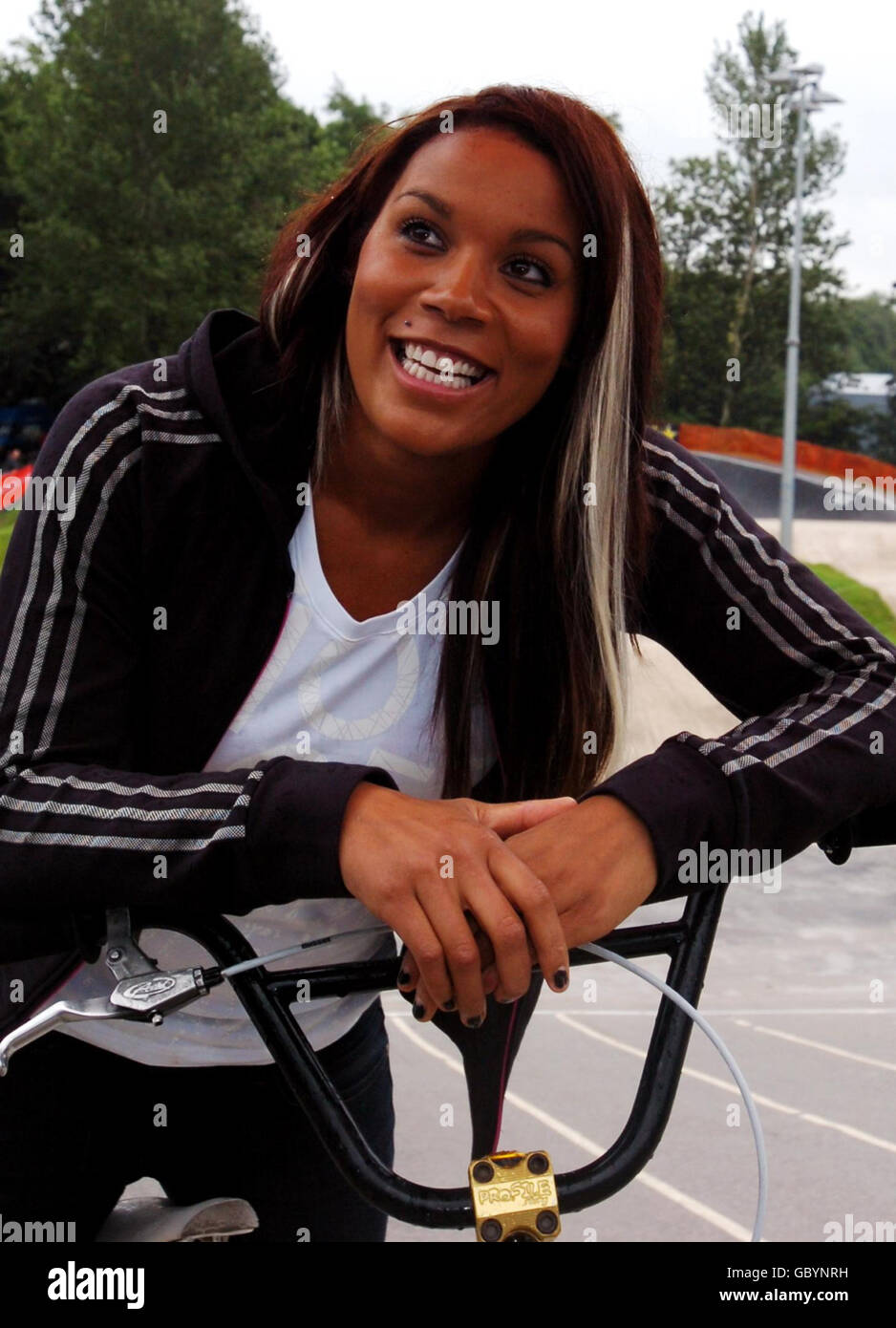 Cycling - Shanaze Reade BMX Track Opening - Tipkinder Park Stock Photo ...