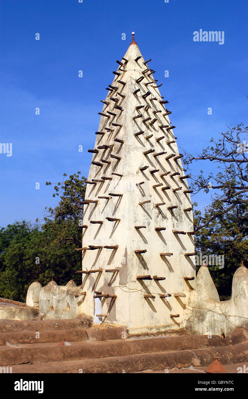 Mosque of Bobo Dioulasso in Burkina Faso in West Africa Stock Photo - Alamy