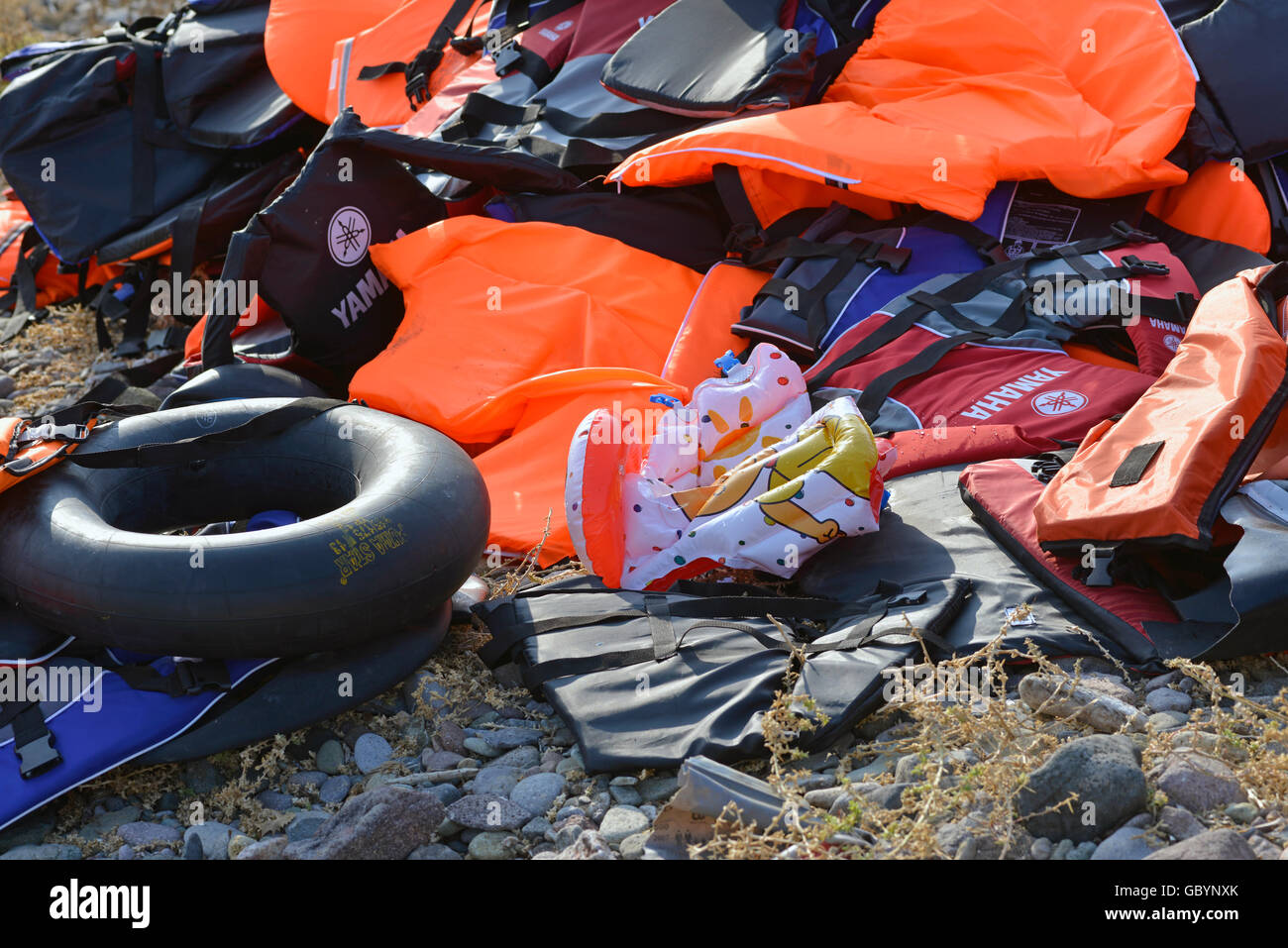 Discarded inflatable rubber hi-res stock photography and images - Alamy