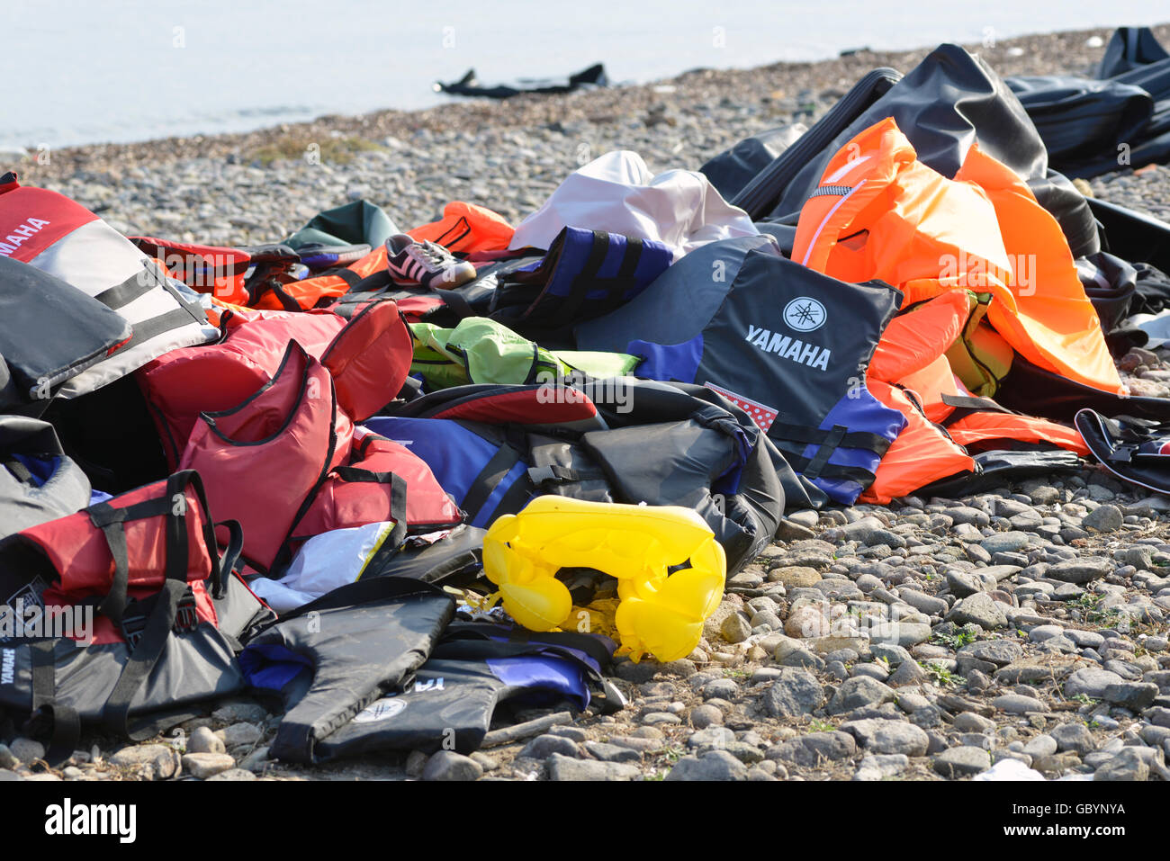 Discarded inflatable rubber hi-res stock photography and images - Alamy