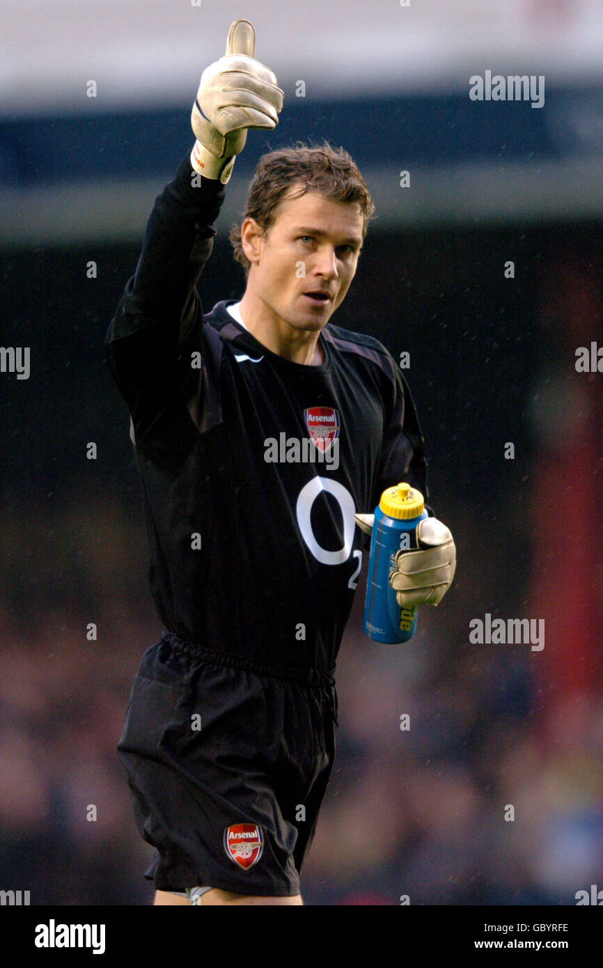 Football top half stock point thumbs up hi-res stock photography and ...