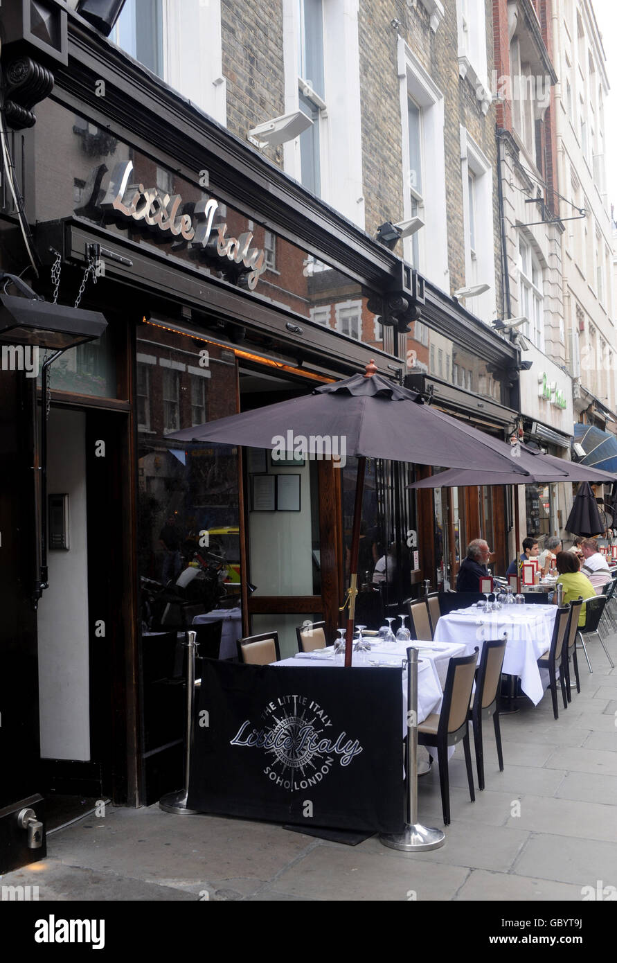 Little italy london frith street hi-res stock photography and images ...
