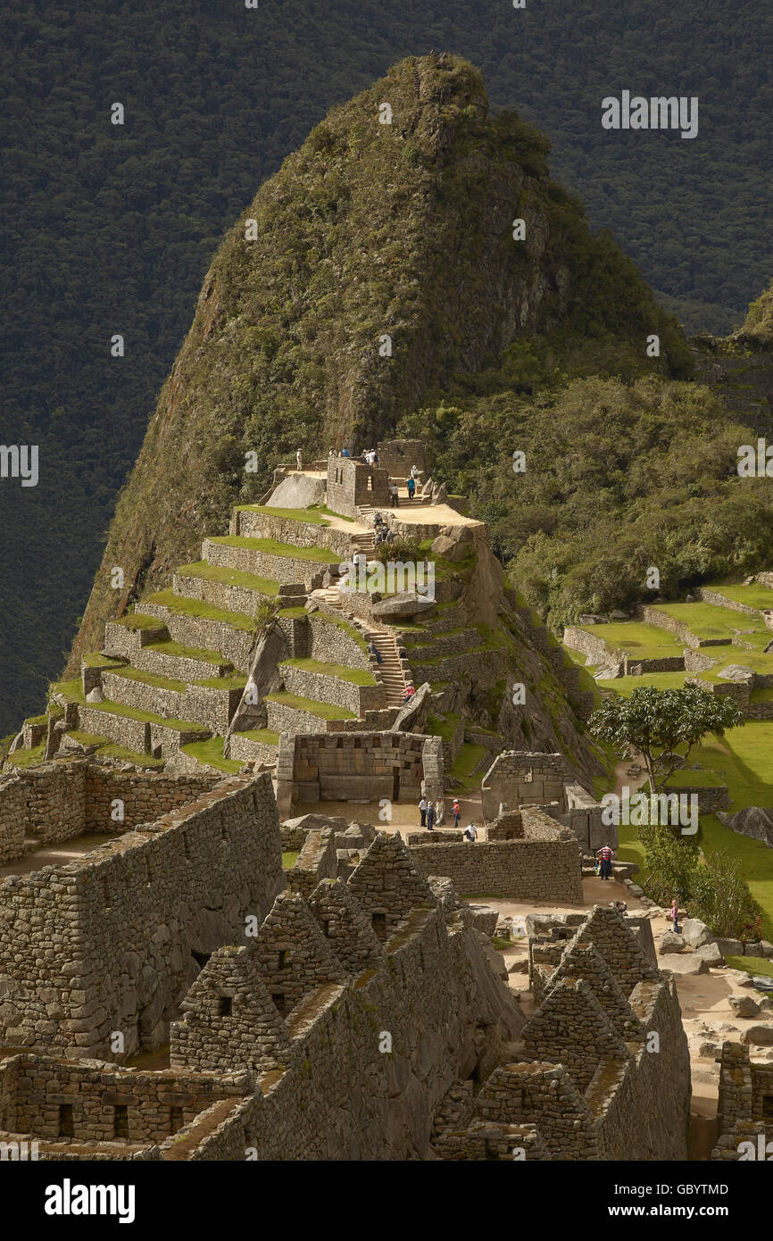 People Visiting Lost Incan City of Machu Picchu near Cusco in Peru ...