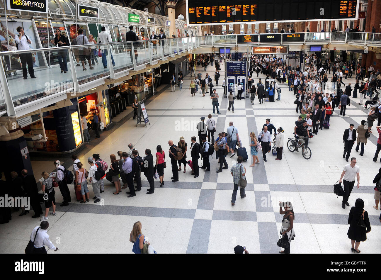 Train strike action Stock Photo - Alamy
