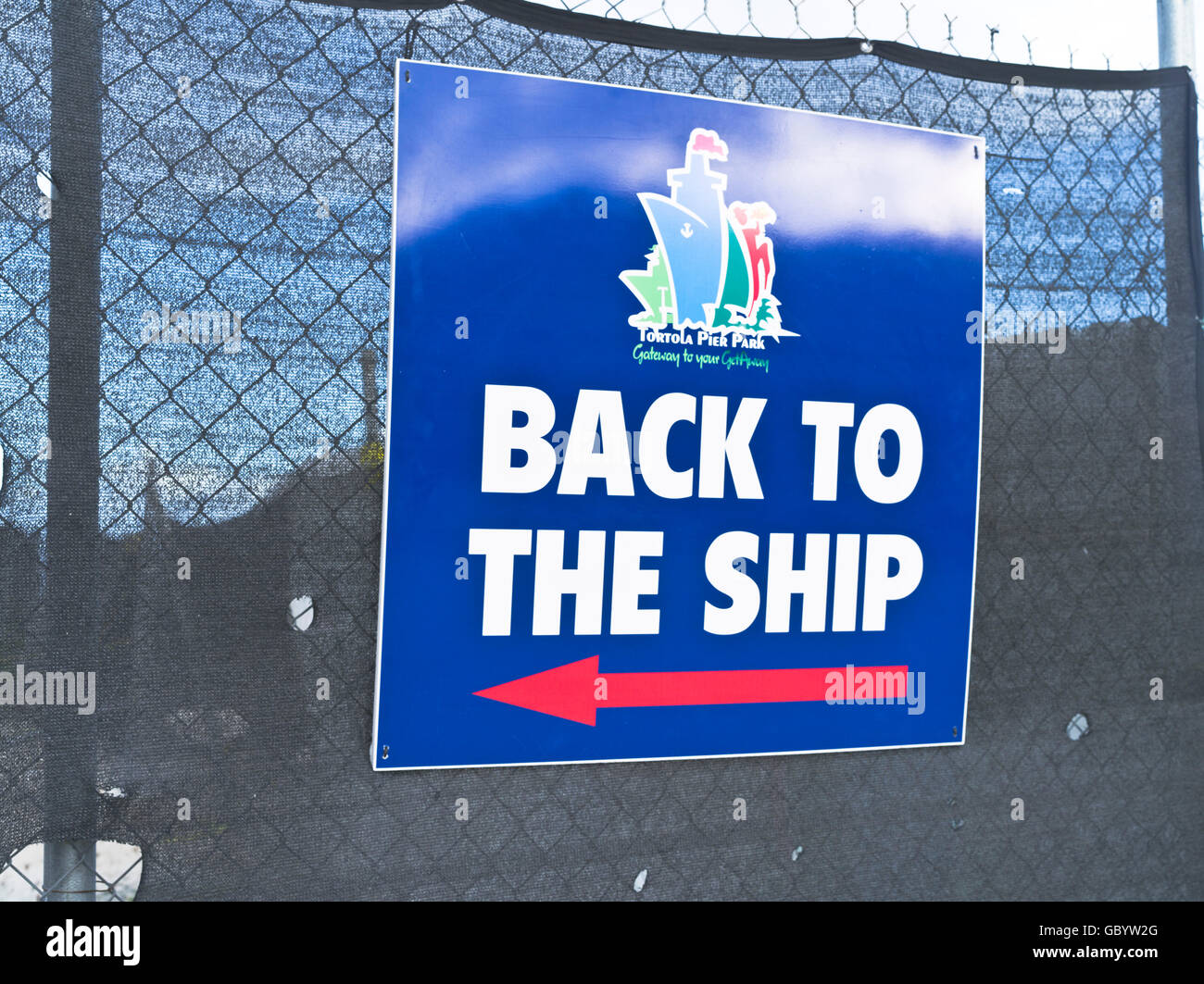 Caribbean road sign hi-res stock photography and images - Alamy