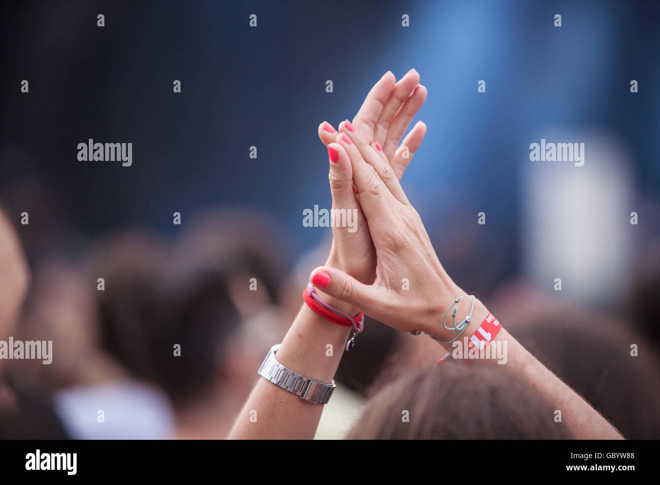 BBK Live 3 day music festival at Bilbao,Basque,Spain Stock Photo - Alamy
