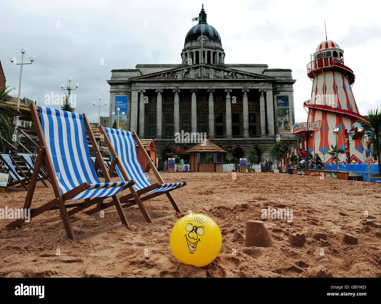 Nottinghams city centre beach hi-res stock photography and images - Alamy