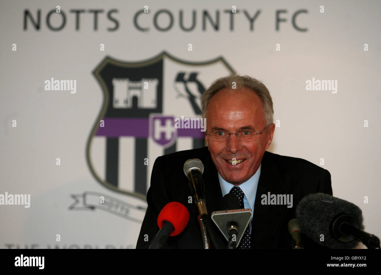 Notts county's new director of football sven goran eriksson hi-res ...