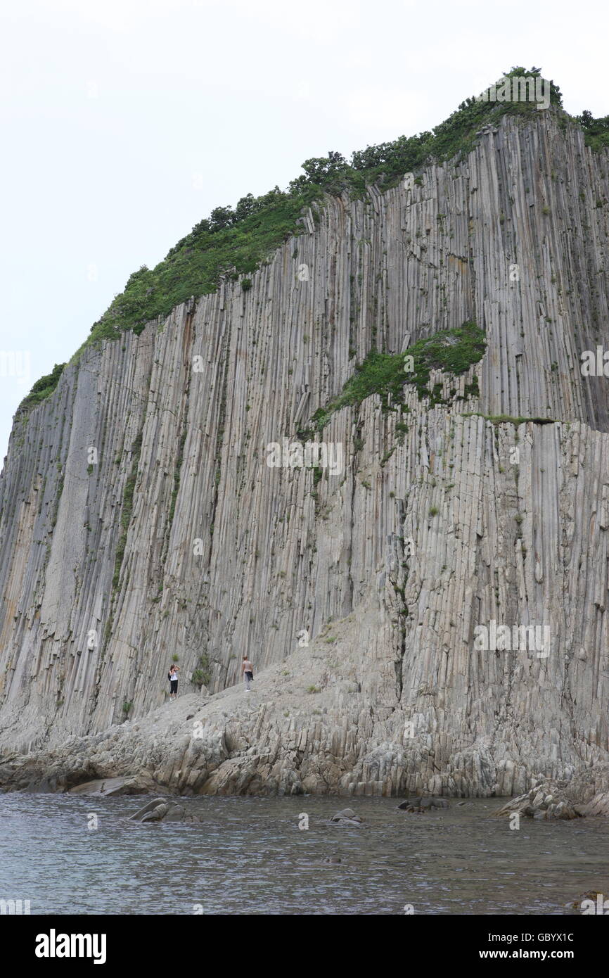 Kunasir Kurils islands Rocks Russia Stock Photo - Alamy
