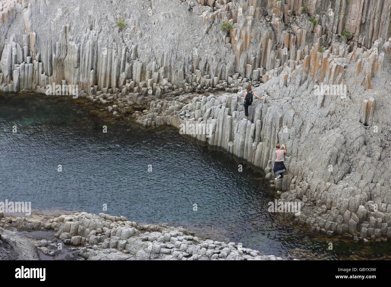 Kunasir Kurils islands Rocks Russia Stock Photo - Alamy