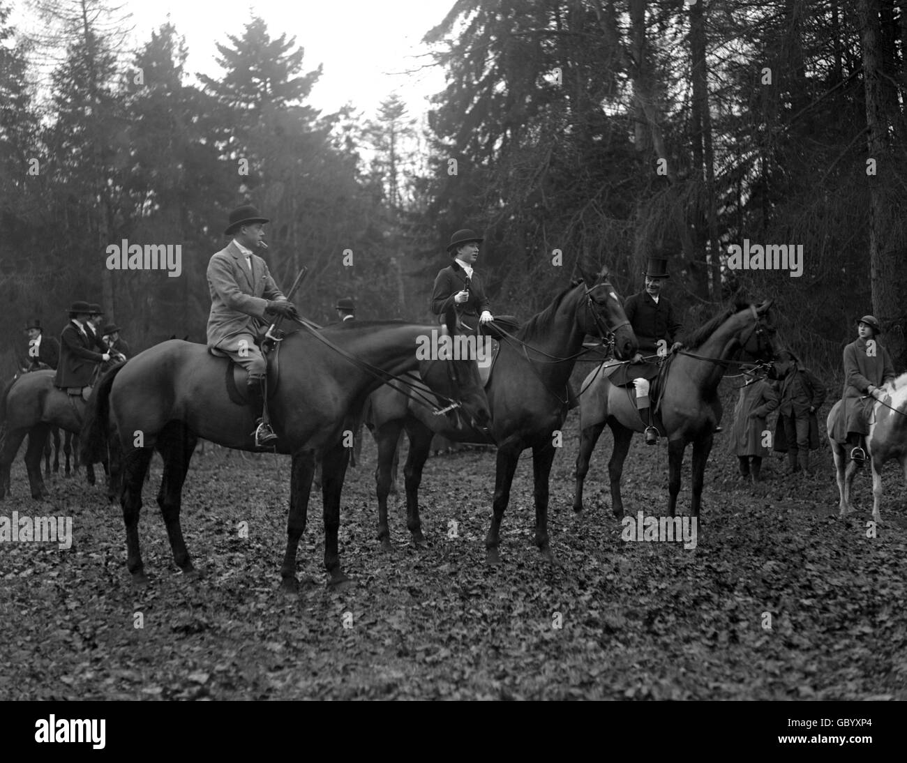 Royalty - Prince of Wales - Fox Hunting - Norfolk Stock Photo - Alamy