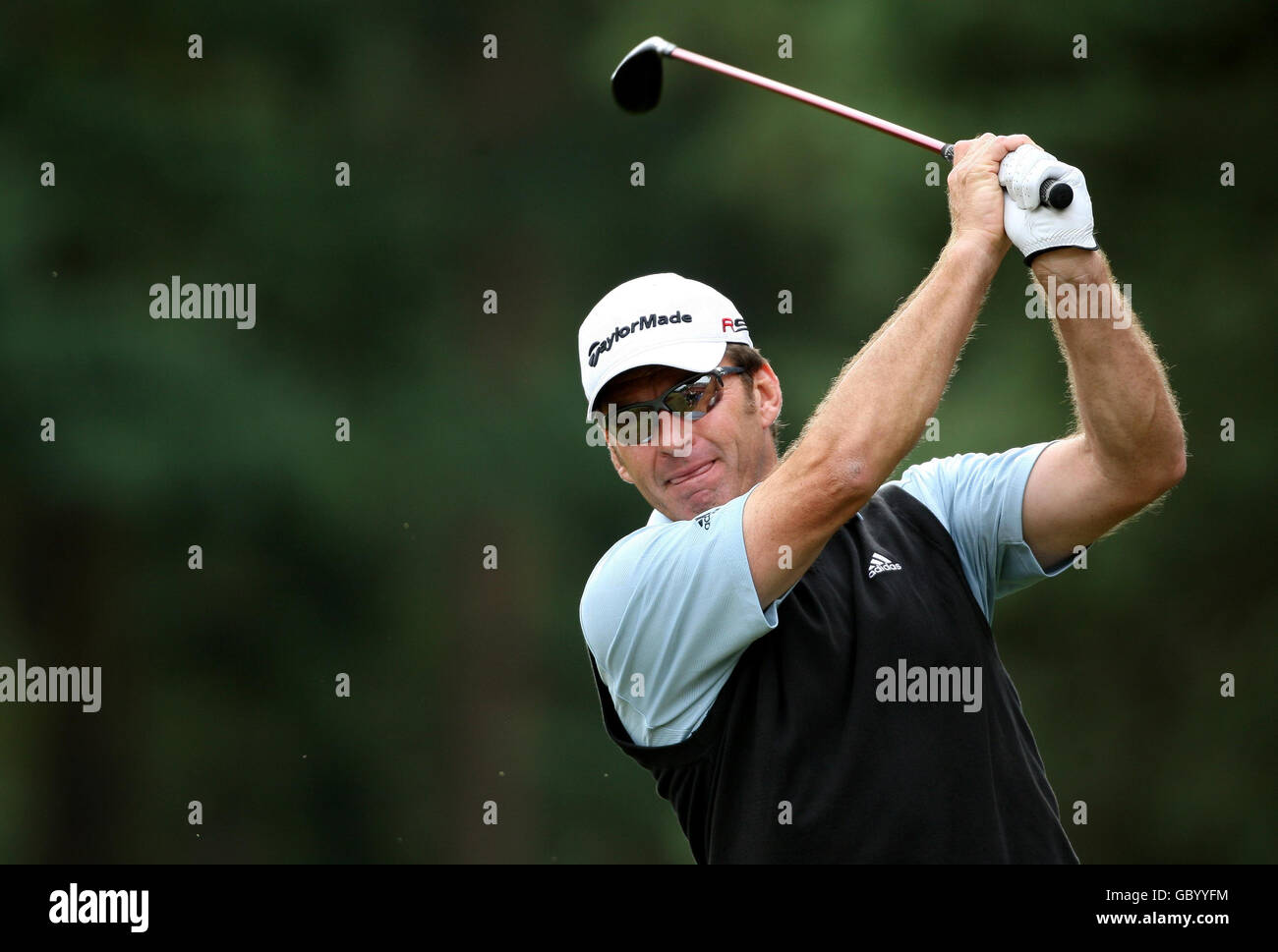 Sport golf swing the open nick faldo hi-res stock photography and ...