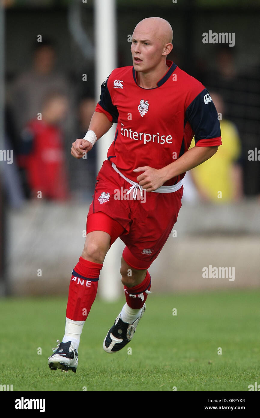 Soccer pre friendly bamber bridge preston north end qed stadium hi-res ...