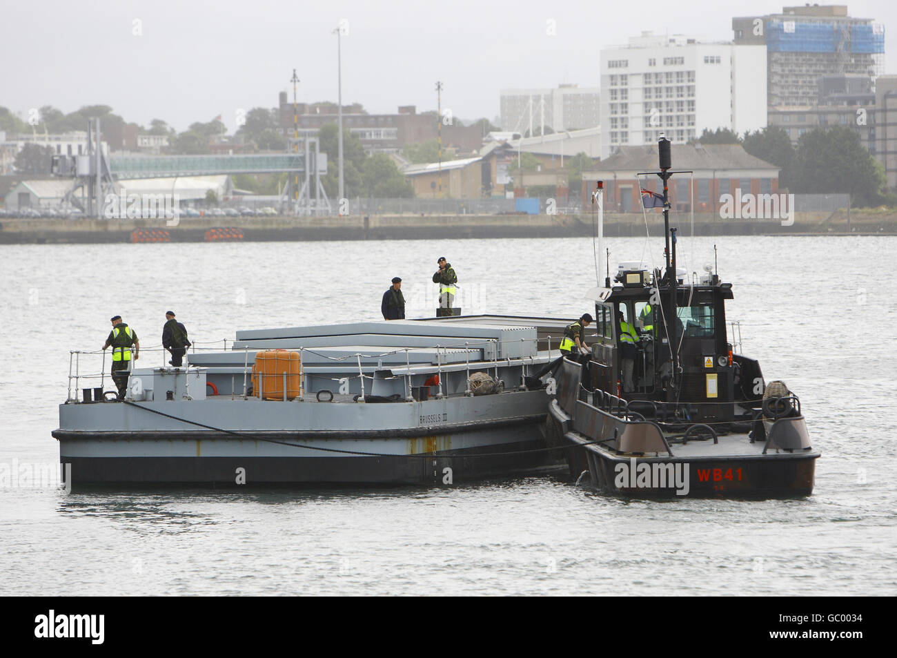 Logistics ship Anvil Point docks Stock Photo - Alamy