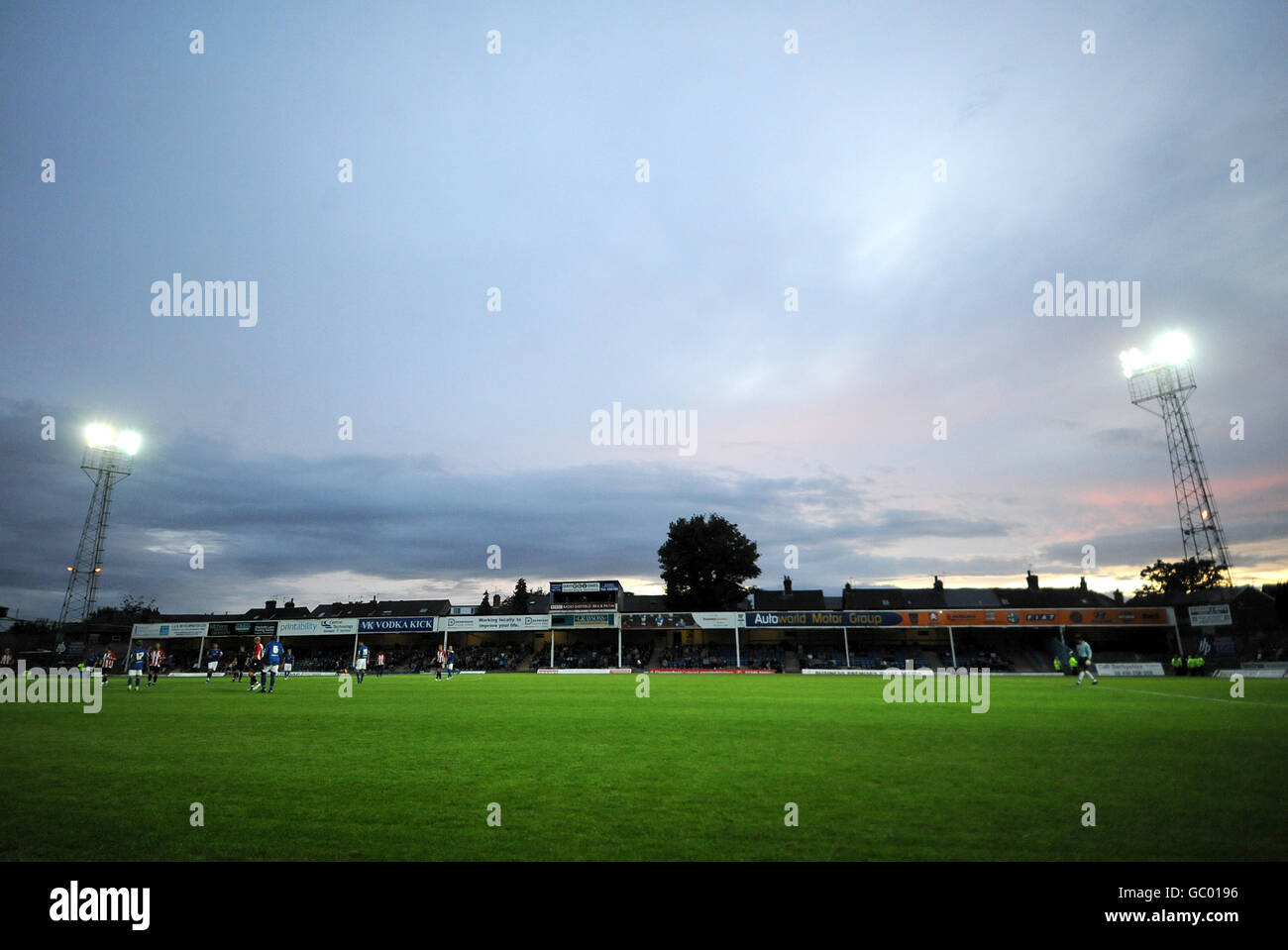 Football pre season utd gv general view hi-res stock photography and ...