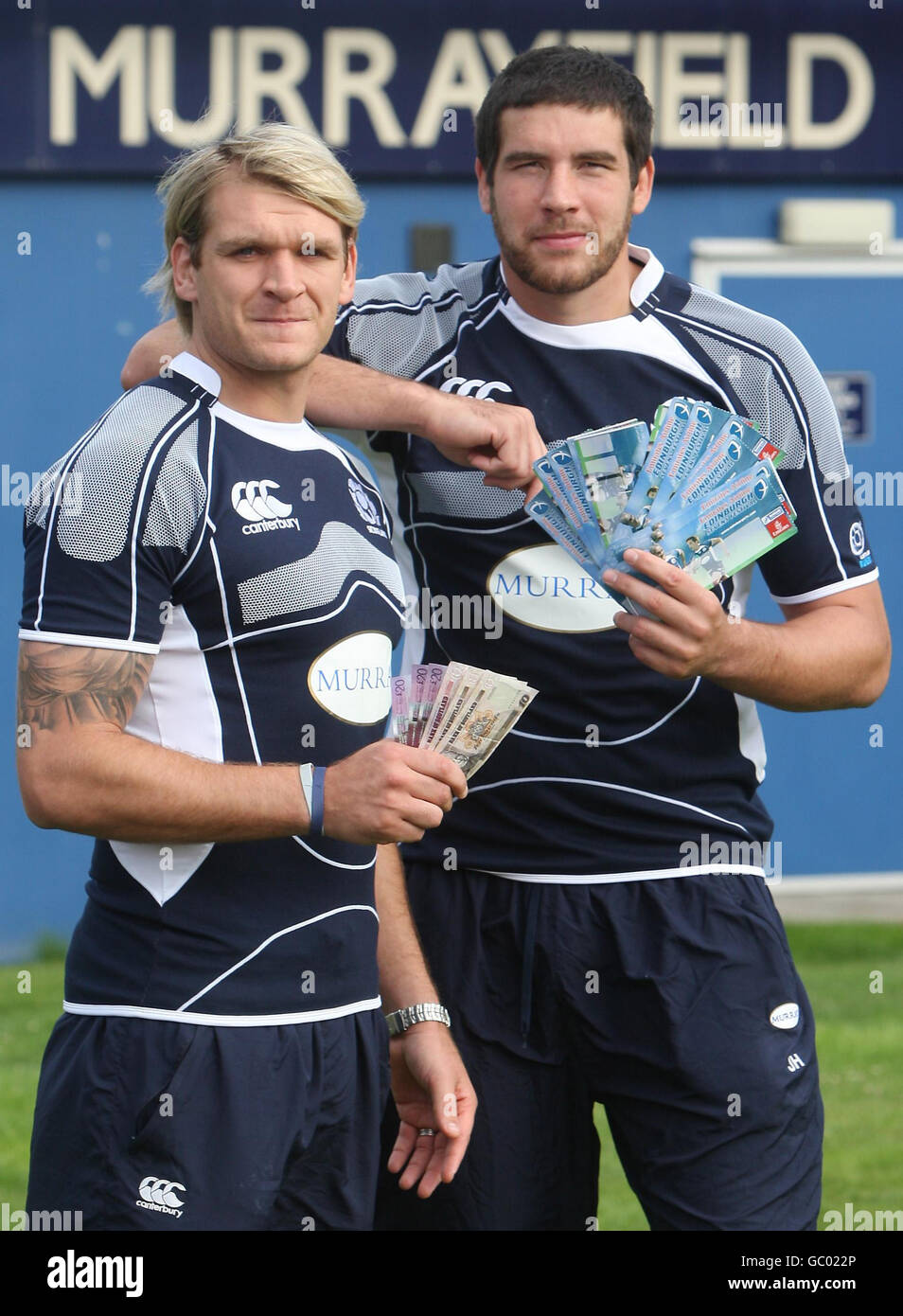 Scotland players launch ticket scheme hi-res stock photography and ...