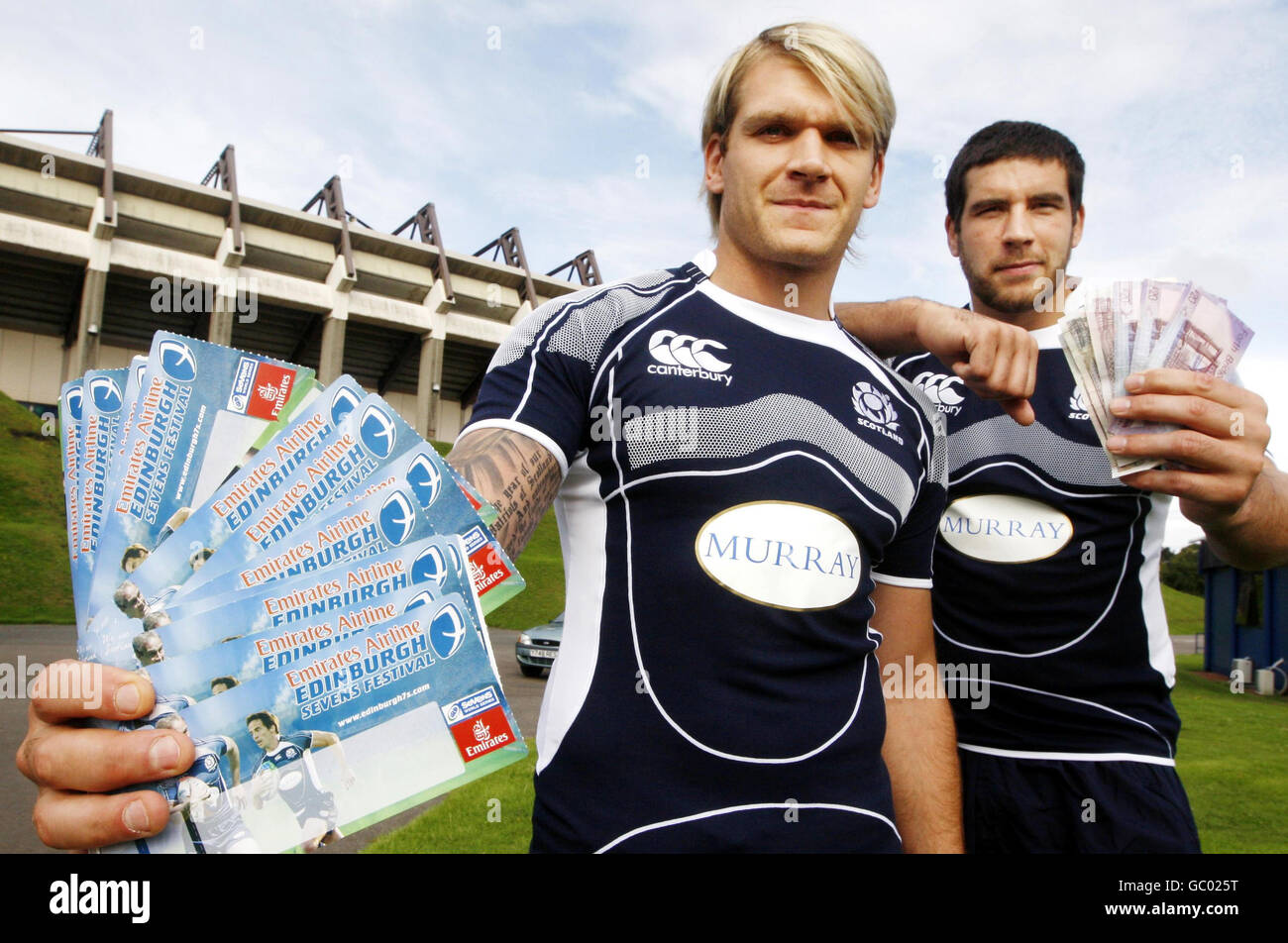Rugby Union - Scotland players launch Ticket Scheme - Murrayfield ...