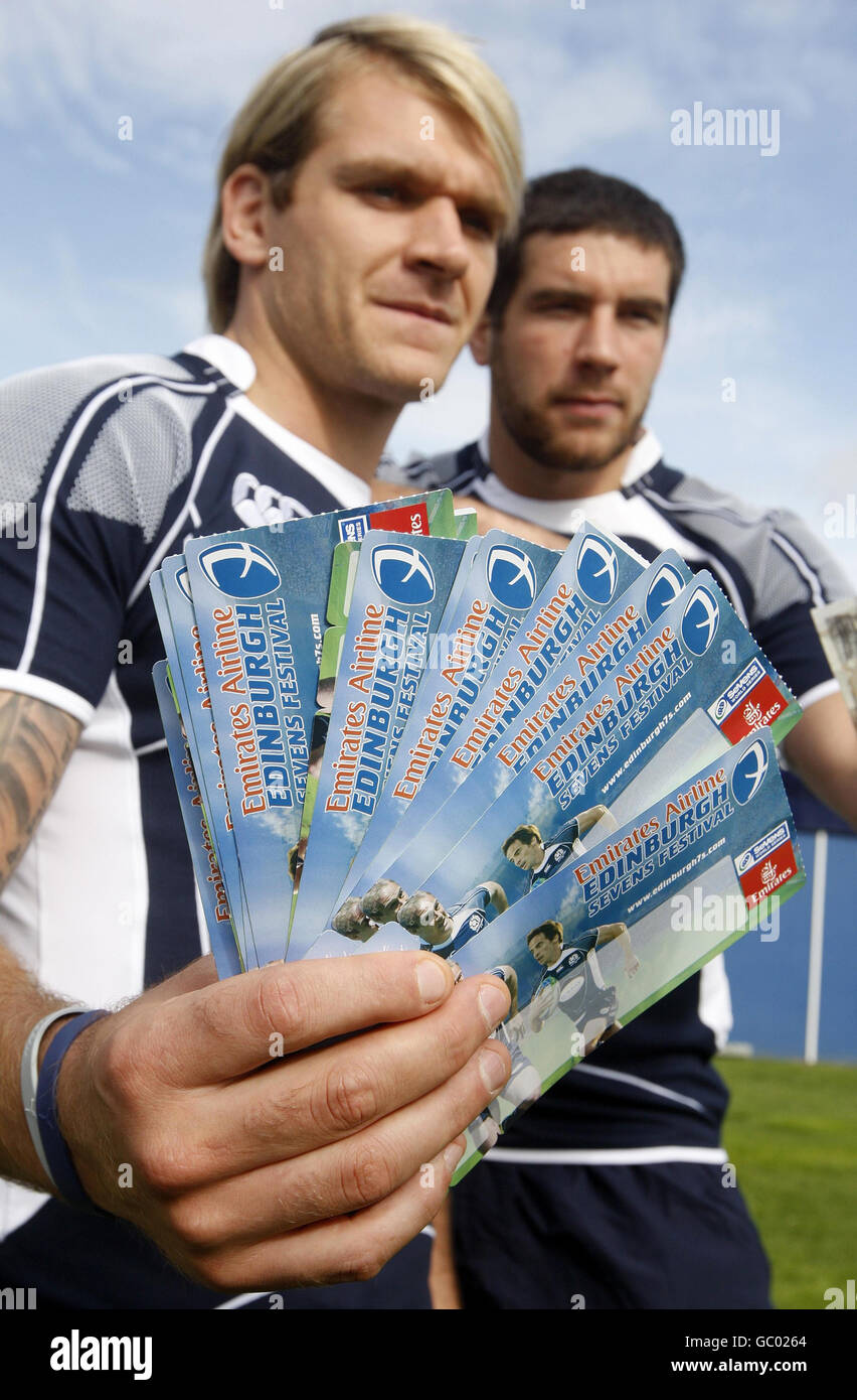 Scotland's Scott MacLeod (left) and Jim Hamilton promote a new and ...