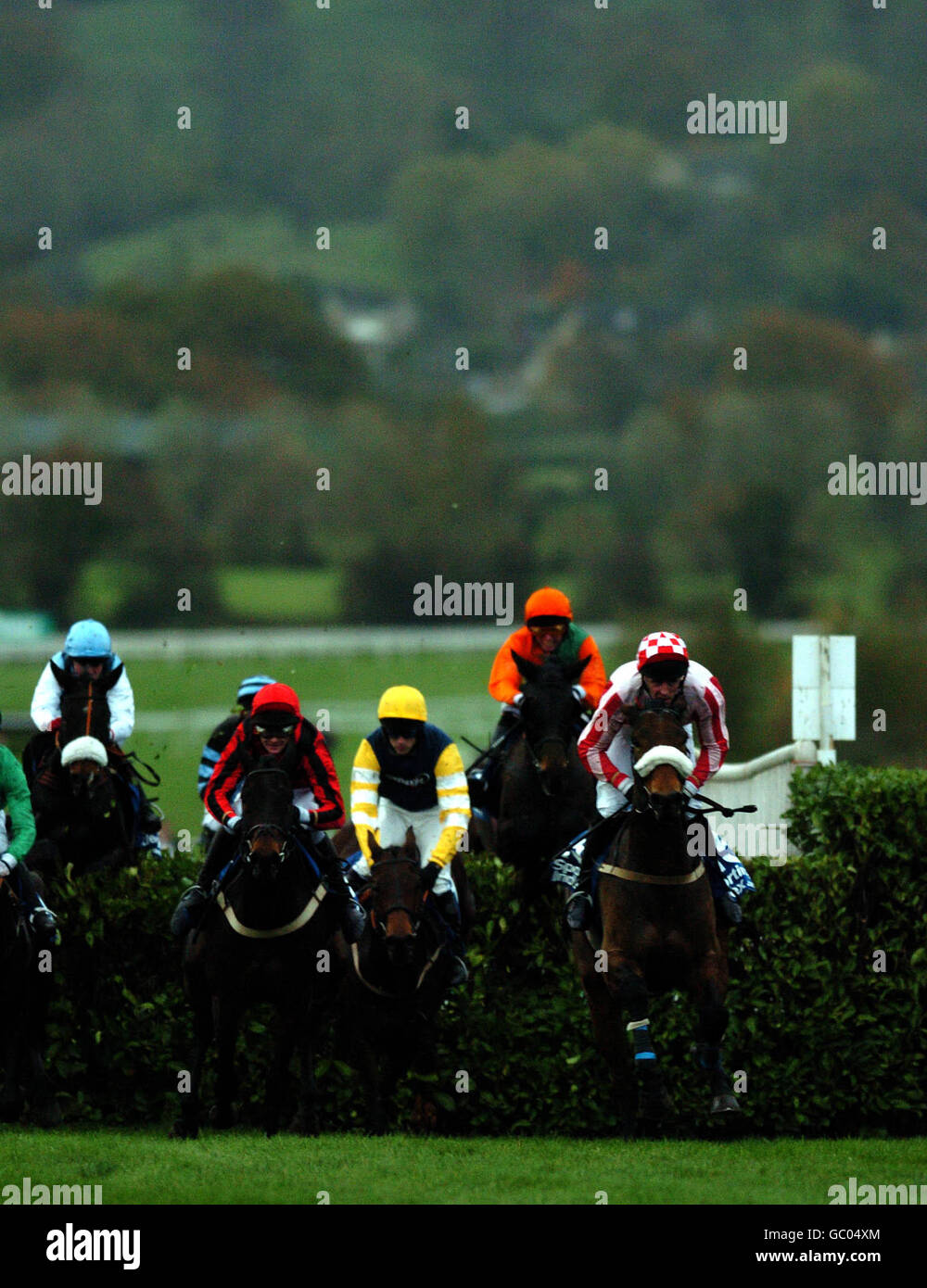 Steeplechase horse races hi-res stock photography and images - Alamy
