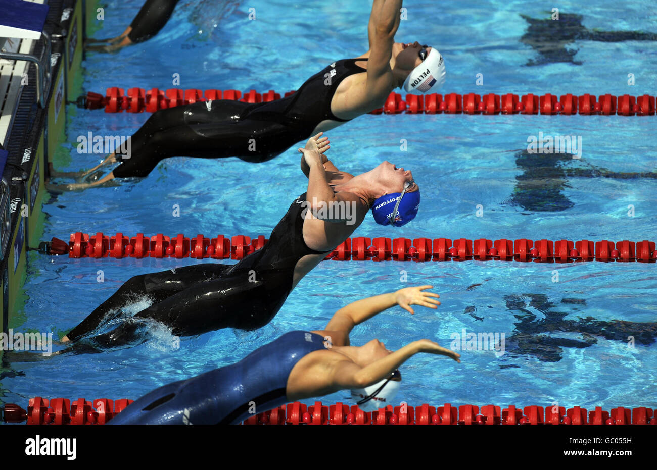 Britain's Gemma Spofforth during the Women's 200m Backstroke heat ...