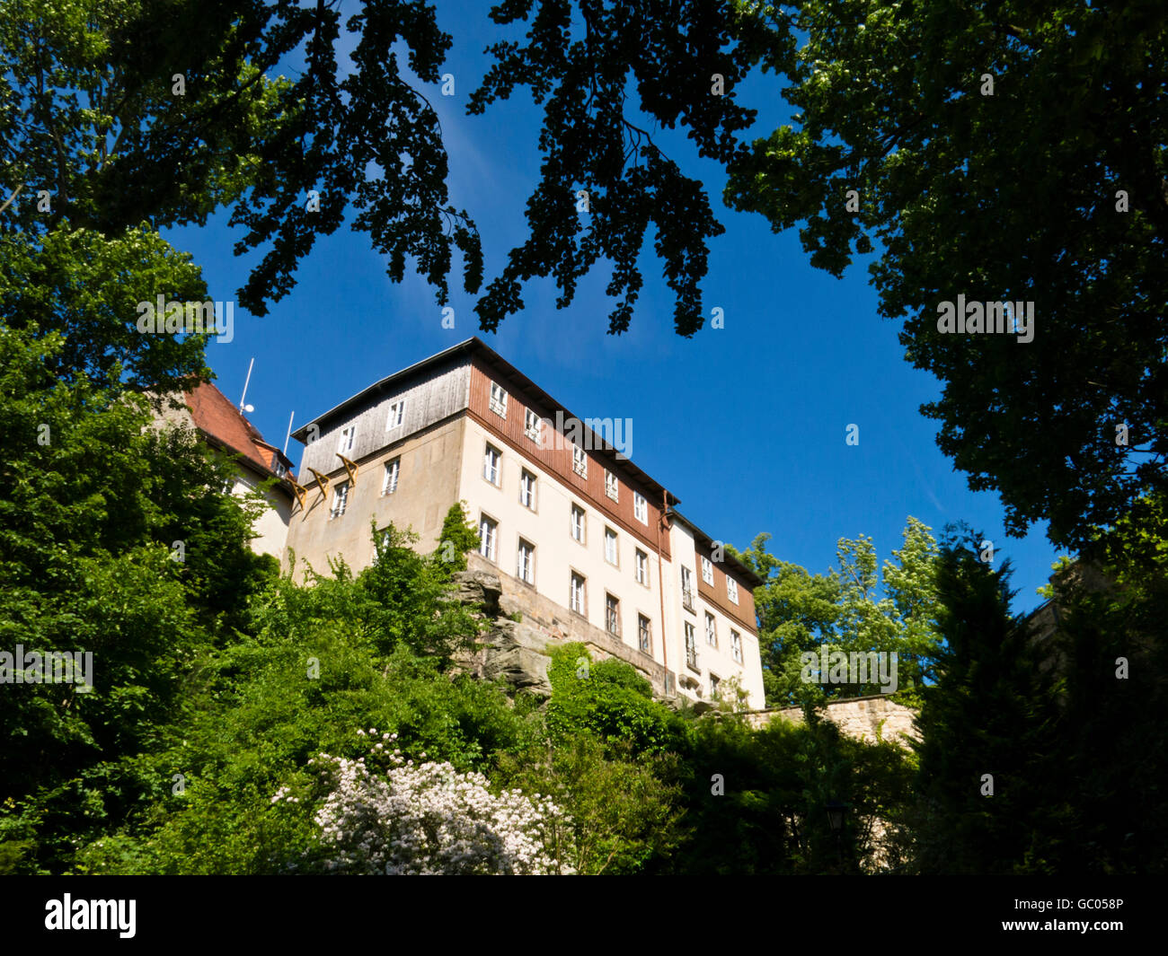 Burg Hohnstein in der Sächsischen Schweiz Stock Photo - Alamy
