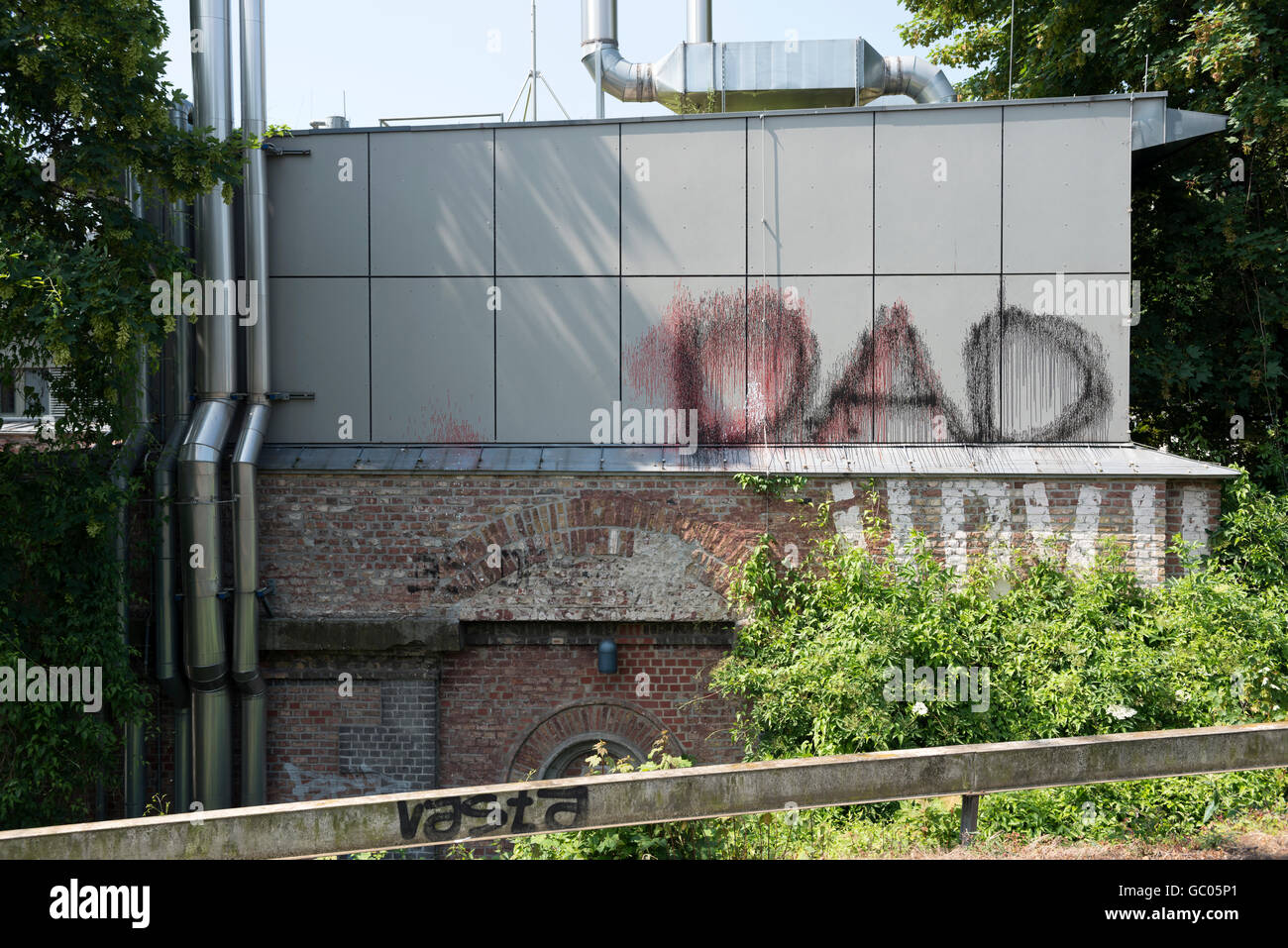 graffiti Cologne Germany Stock Photo - Alamy