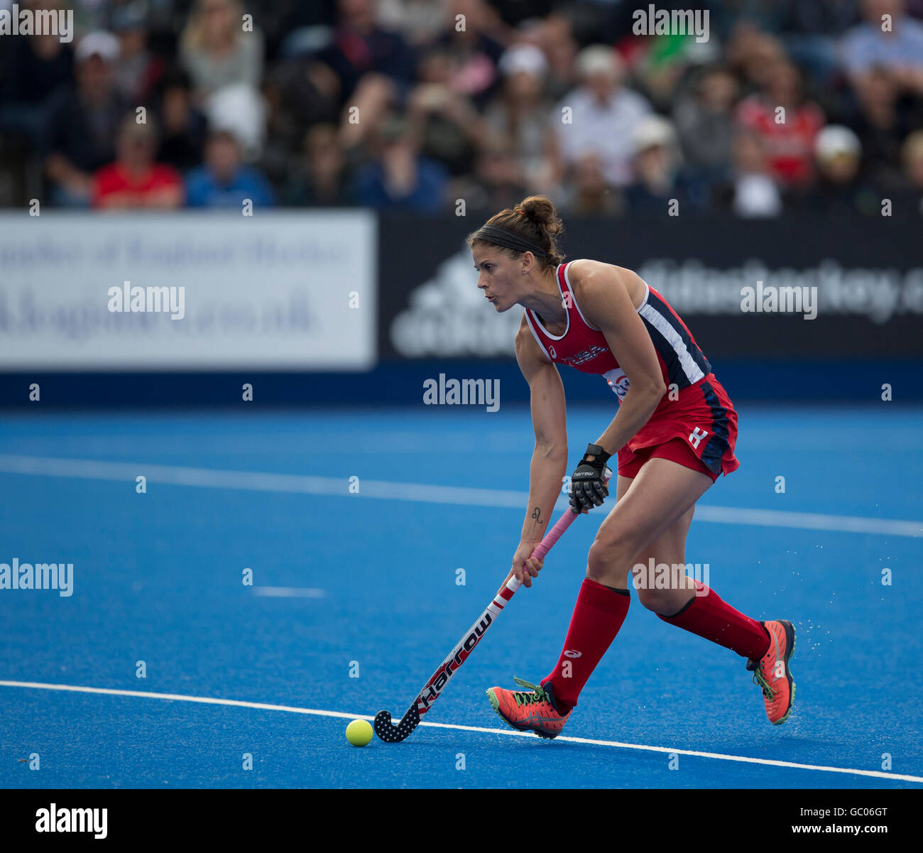 Investec Women's Hockey, Champions Trophy, June 2016, London. Rachel ...