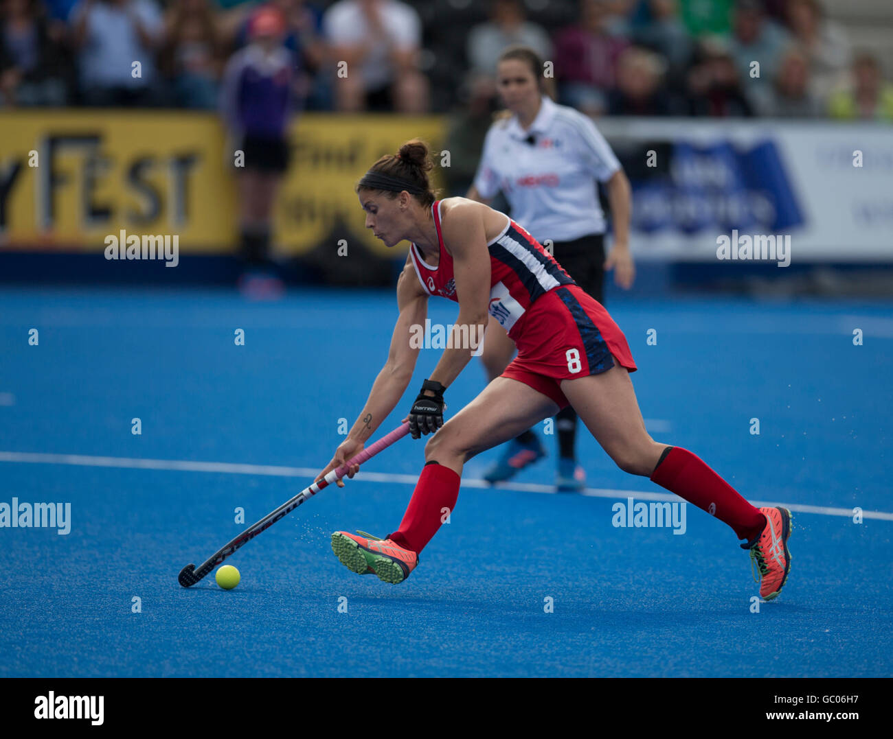 Investec Women's Hockey, Champions Trophy, June 2016, London. Rachel ...