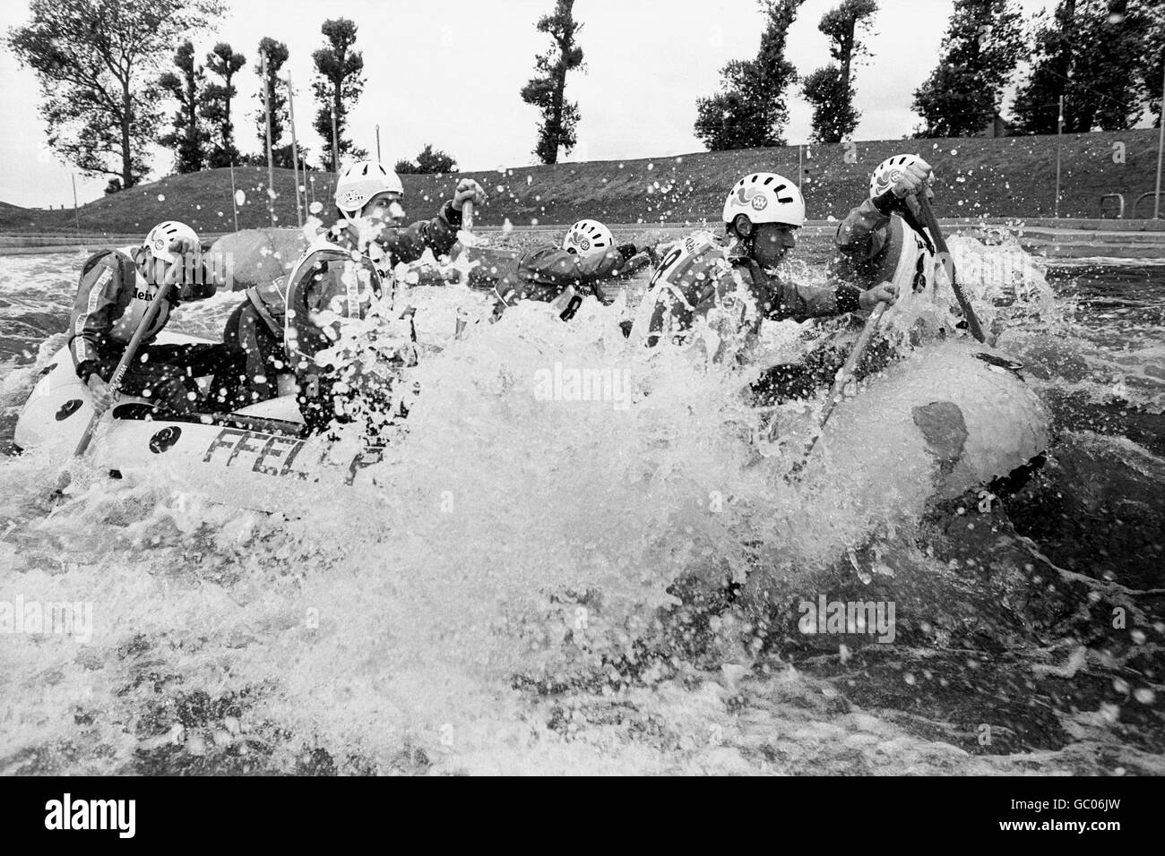 Centre white water Black and White Stock Photos & Images - Alamy