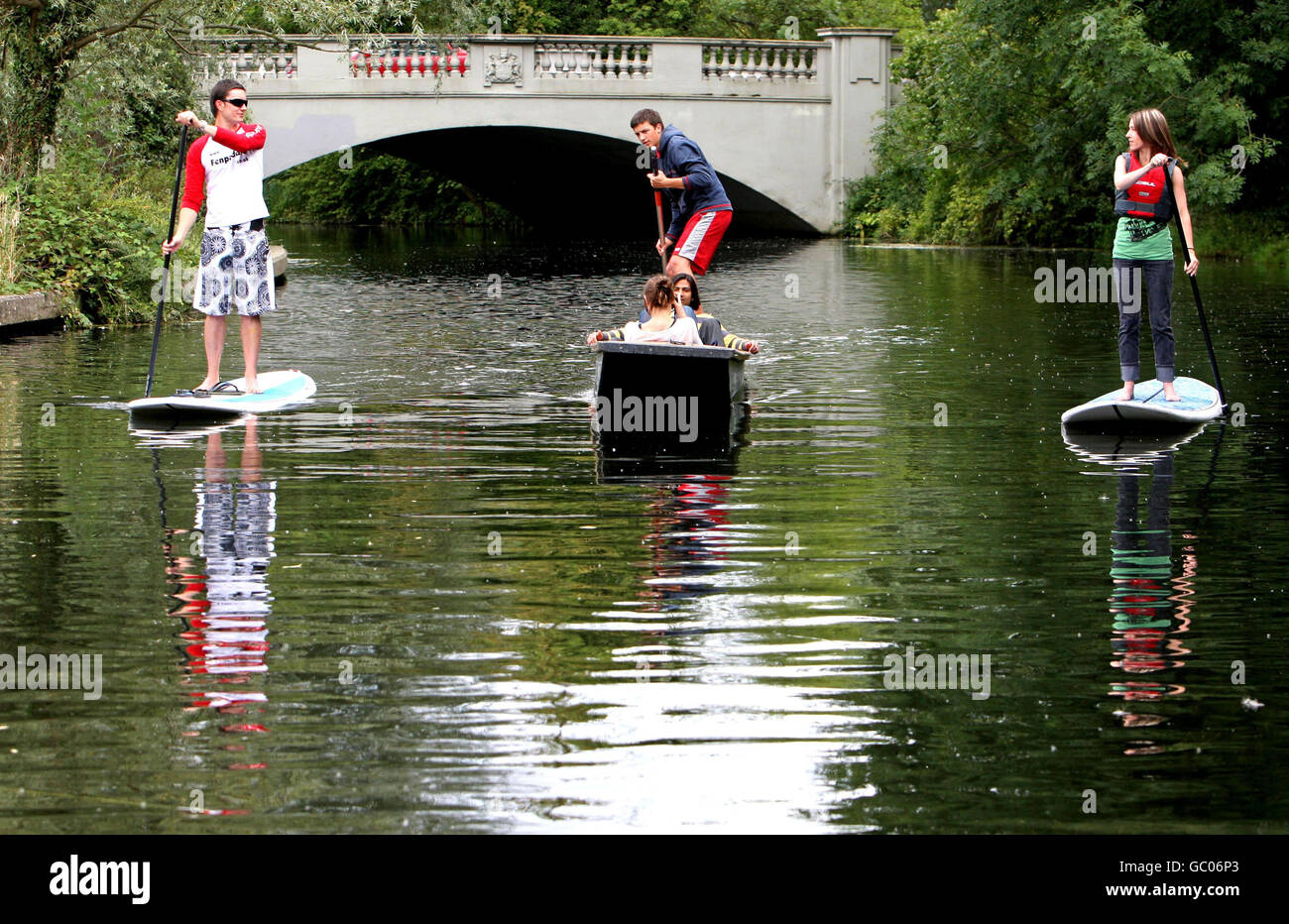 Paddle Board instructor Rowland Gurner and Nicola Stroud of Fen Paddle ...