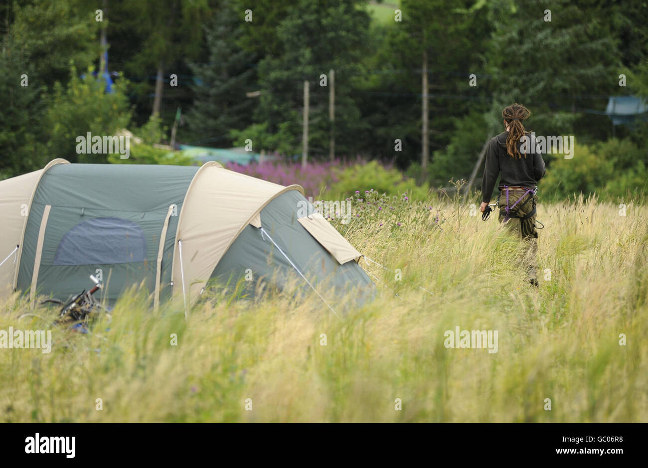 A climate change campaigner at the unveiling of Scotland's first ...