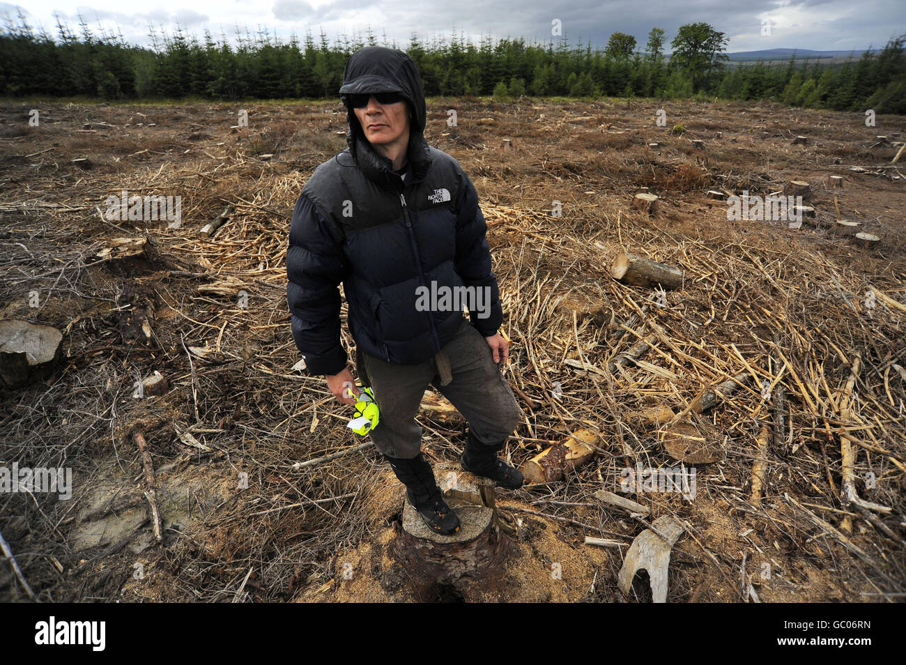 First climate change camp unveiled Stock Photo - Alamy