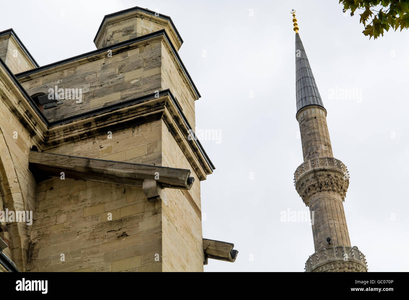 Low Angle View Of Blue Mosque Side Facade Against Sky Stock Photo - Alamy