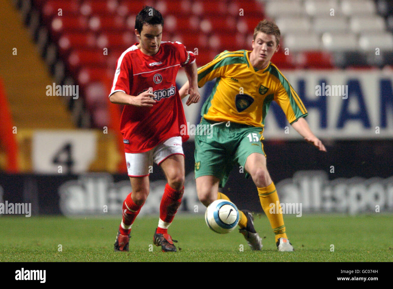 Soccer - Barclays Reserve League South - Charlton Athletic v Norwich ...