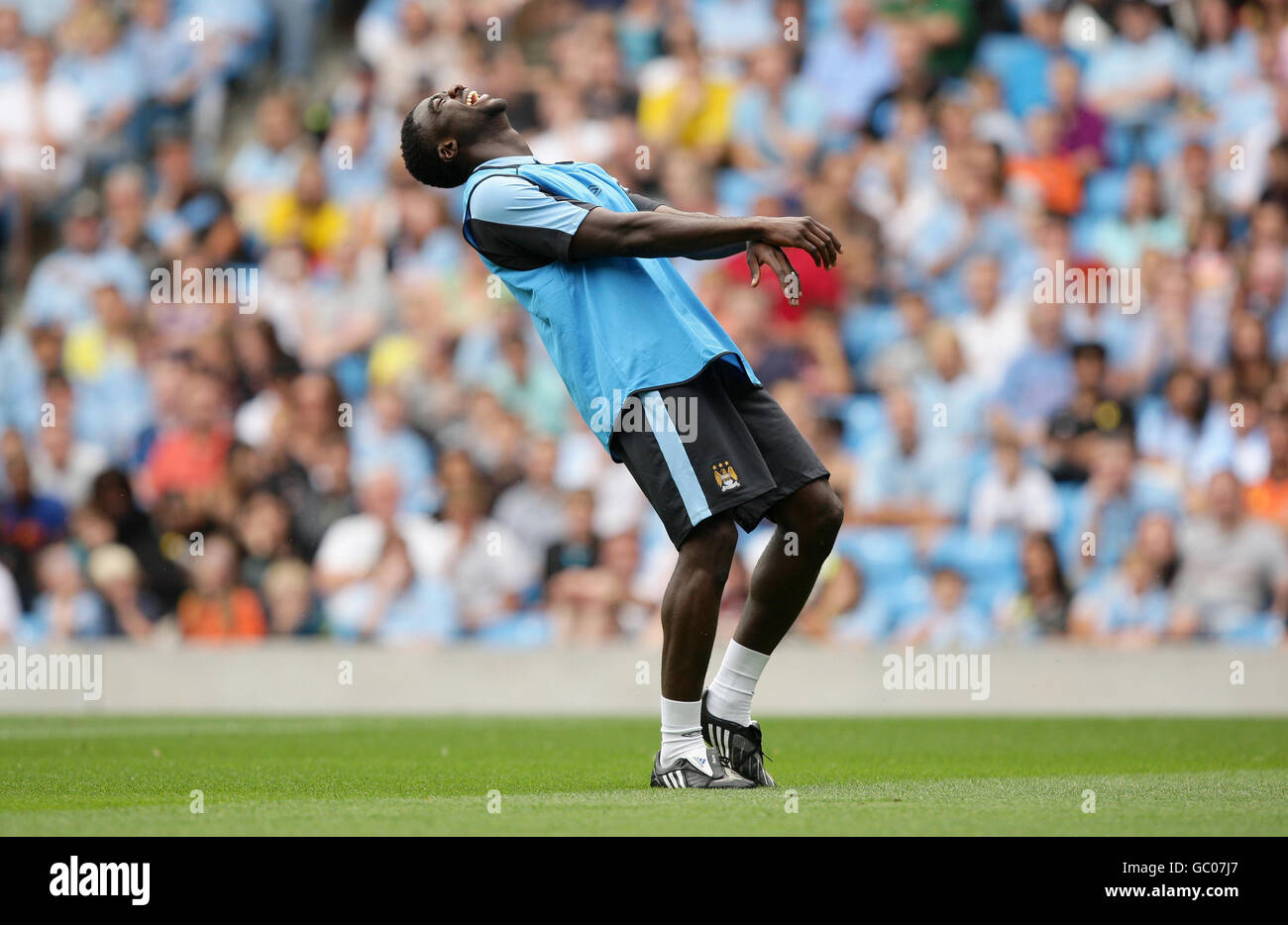 Manchester City's Kolo Toure during the training session at The City of ...